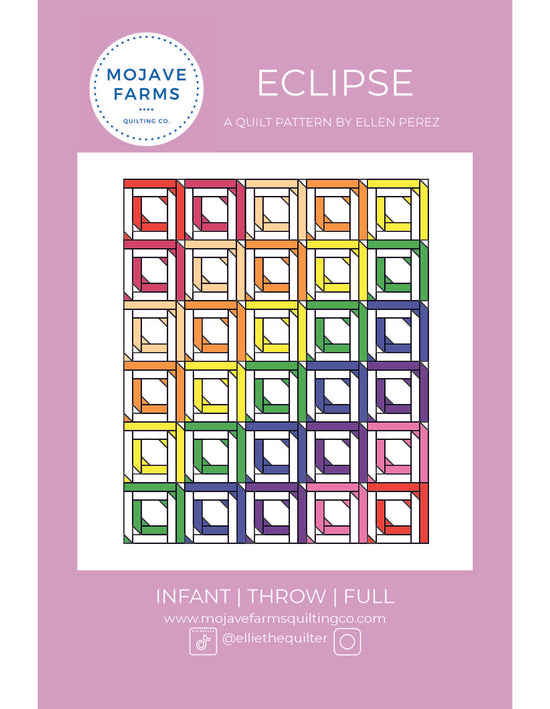 Eclipse Quilt Pattern - PDF download – MOJAVE FARMS QUILT CO.