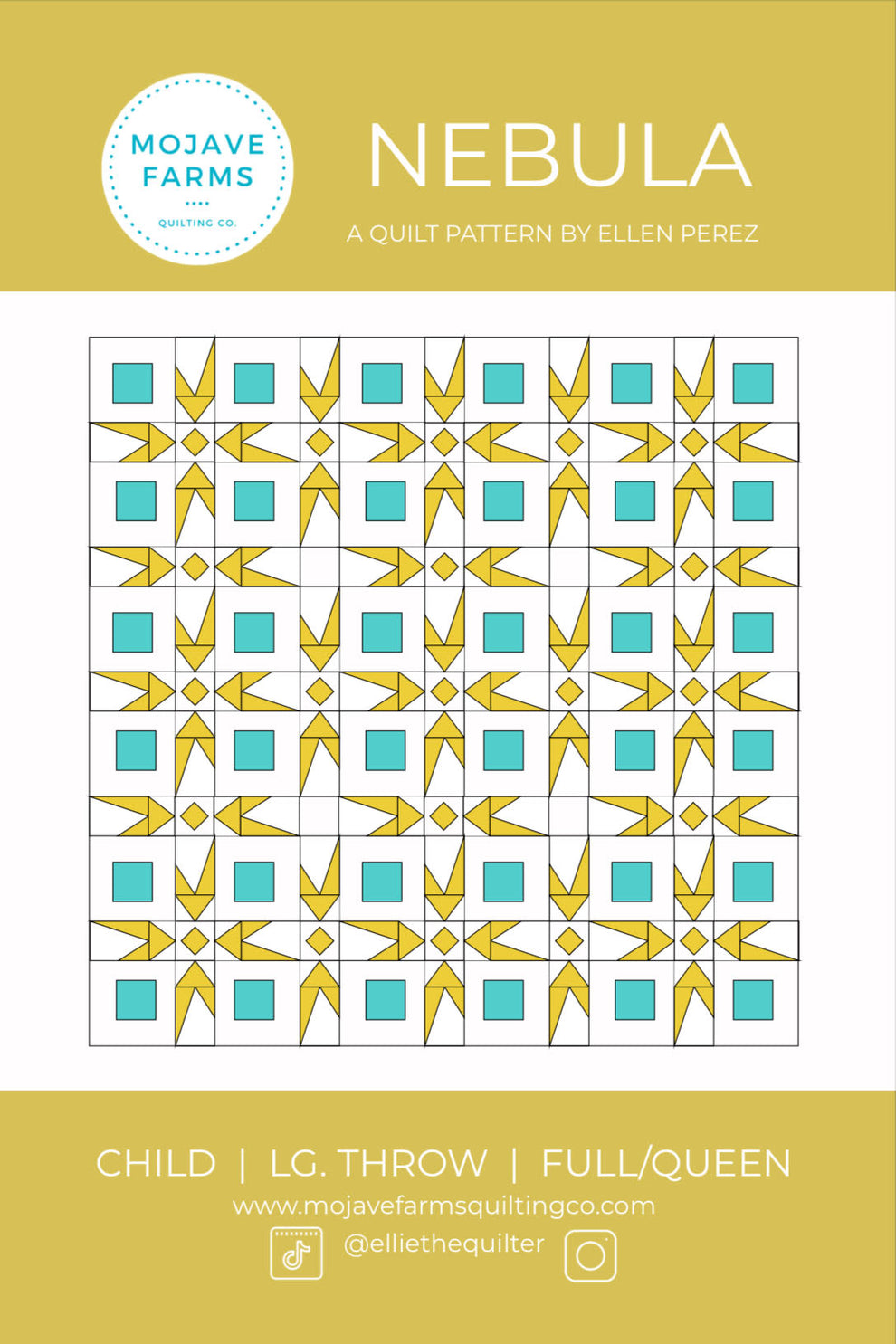 Nebula Quilt Pattern - PDF Download – MOJAVE FARMS QUILT CO.