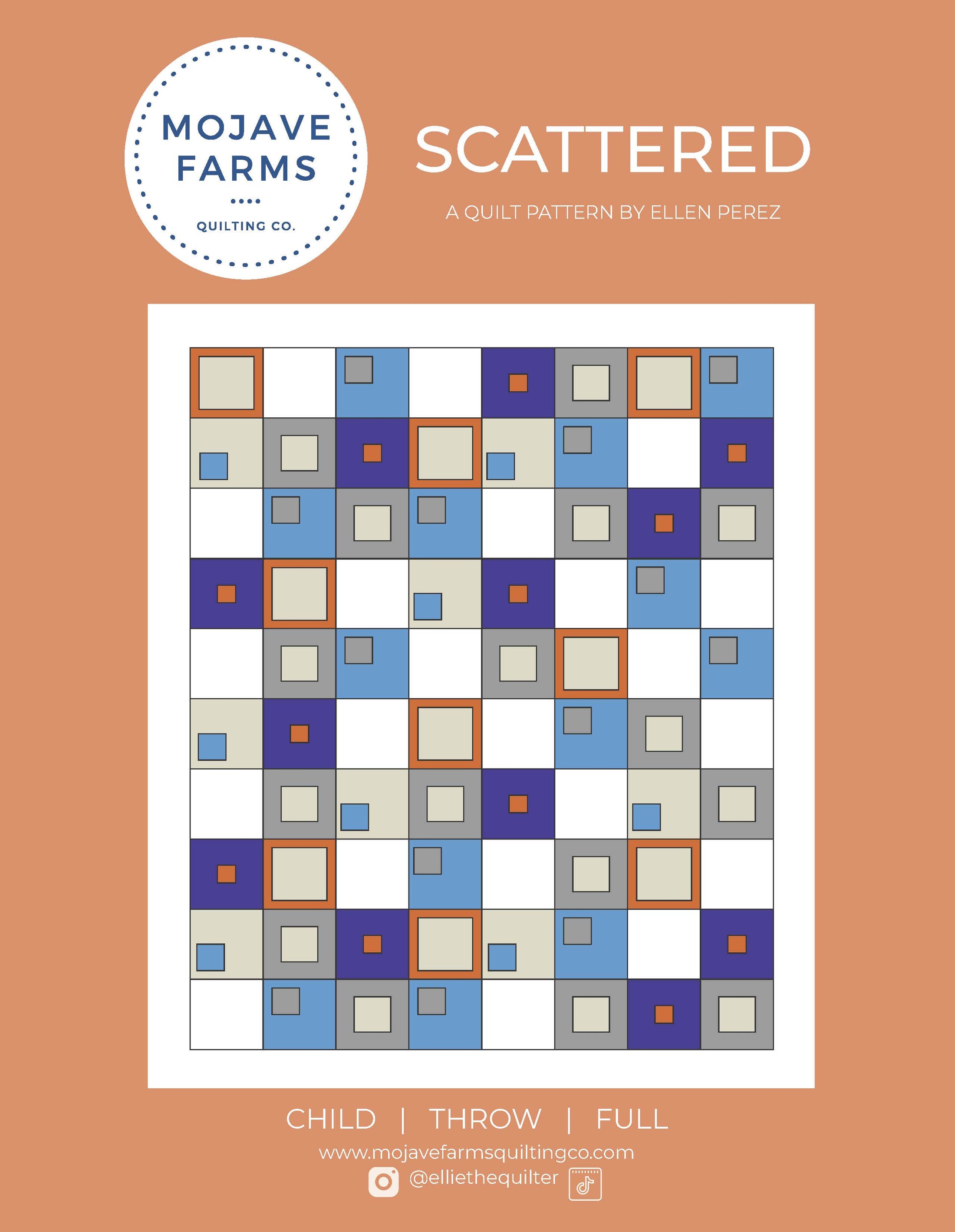 Scattered Quilt Pattern - Paper – MOJAVE FARMS QUILT CO.