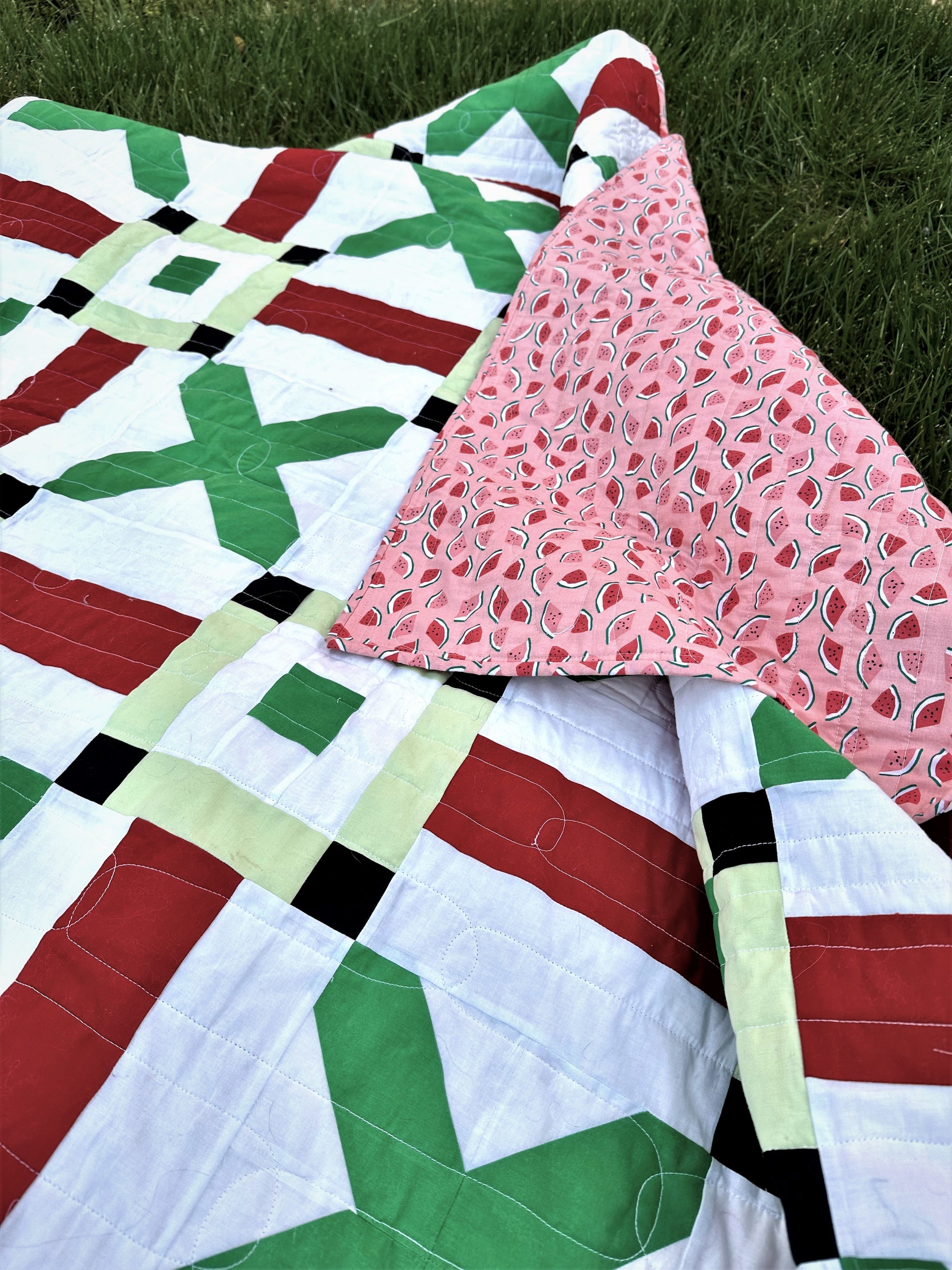Watermelon Quilt Pattern - PDF Download – MOJAVE FARMS QUILT CO.